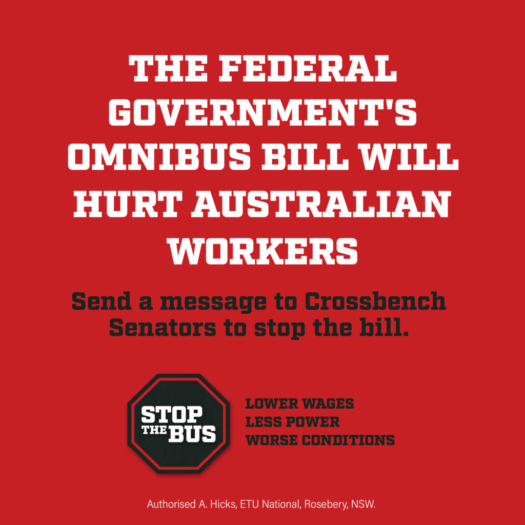 Update on our fight to stop Morrison’s Omnibus Bill - Electrical Trades ...