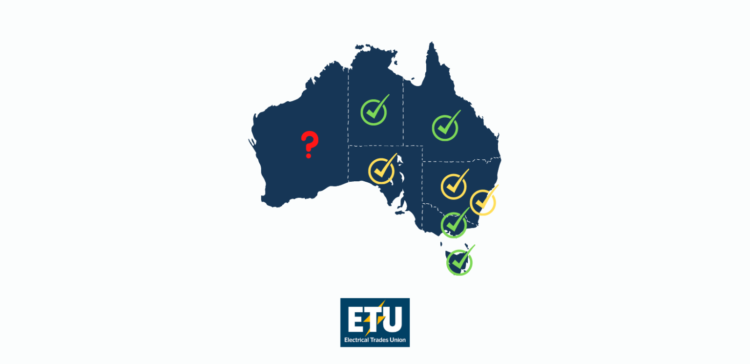 ETU maintains integrity of the electrical licence - Electrical Trades Union